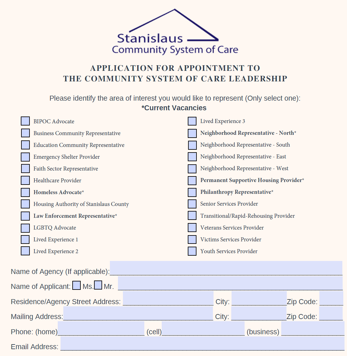 CSOC Leadership Application – CSOC